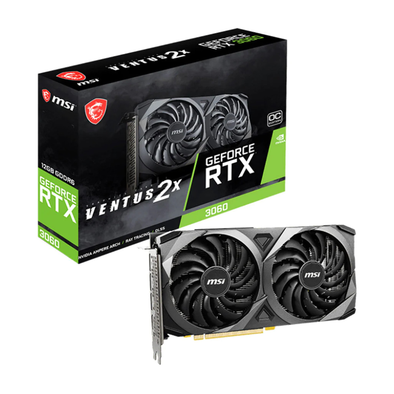 MSI RTX 3060 12GB GDDR6 VENTUS 2X OC - Lebanon Computers